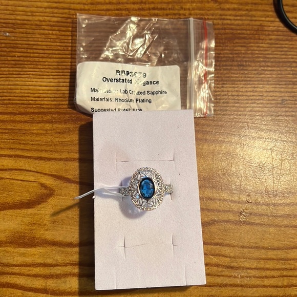 RBP | Jewelry | Rbp Bomb Party Overstated Elegance Lc Sapphire Ring ...